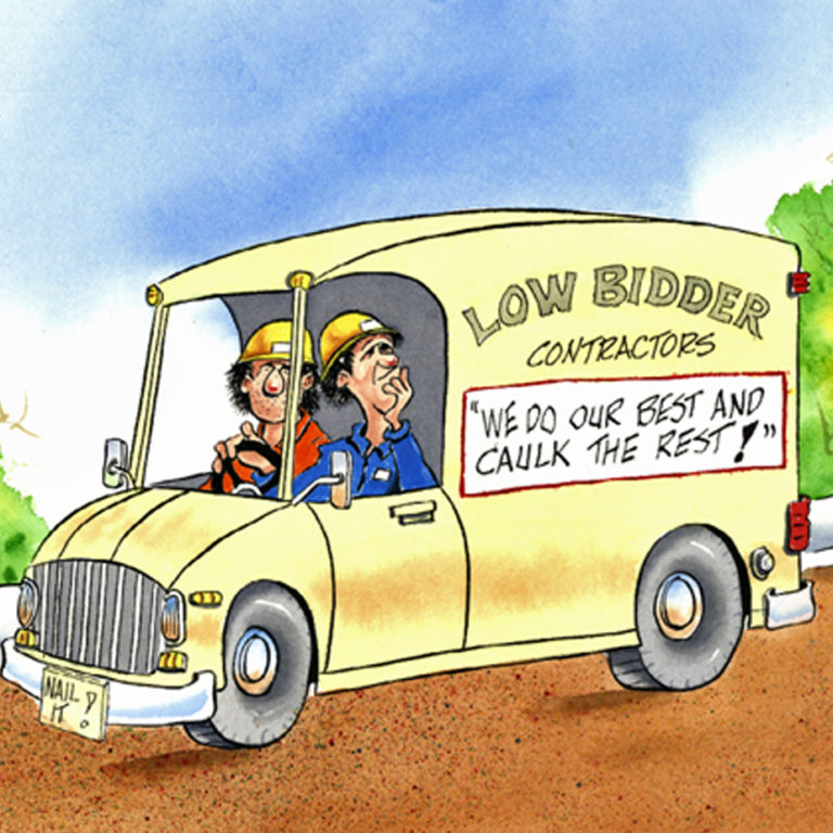 QUALIFICATIONS — BASED VS. LOW-BID CONTRACTOR SELECTION - Wyatt Management